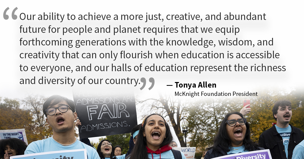 Statement in Response to Supreme Court Affirmative Action Ruling ...